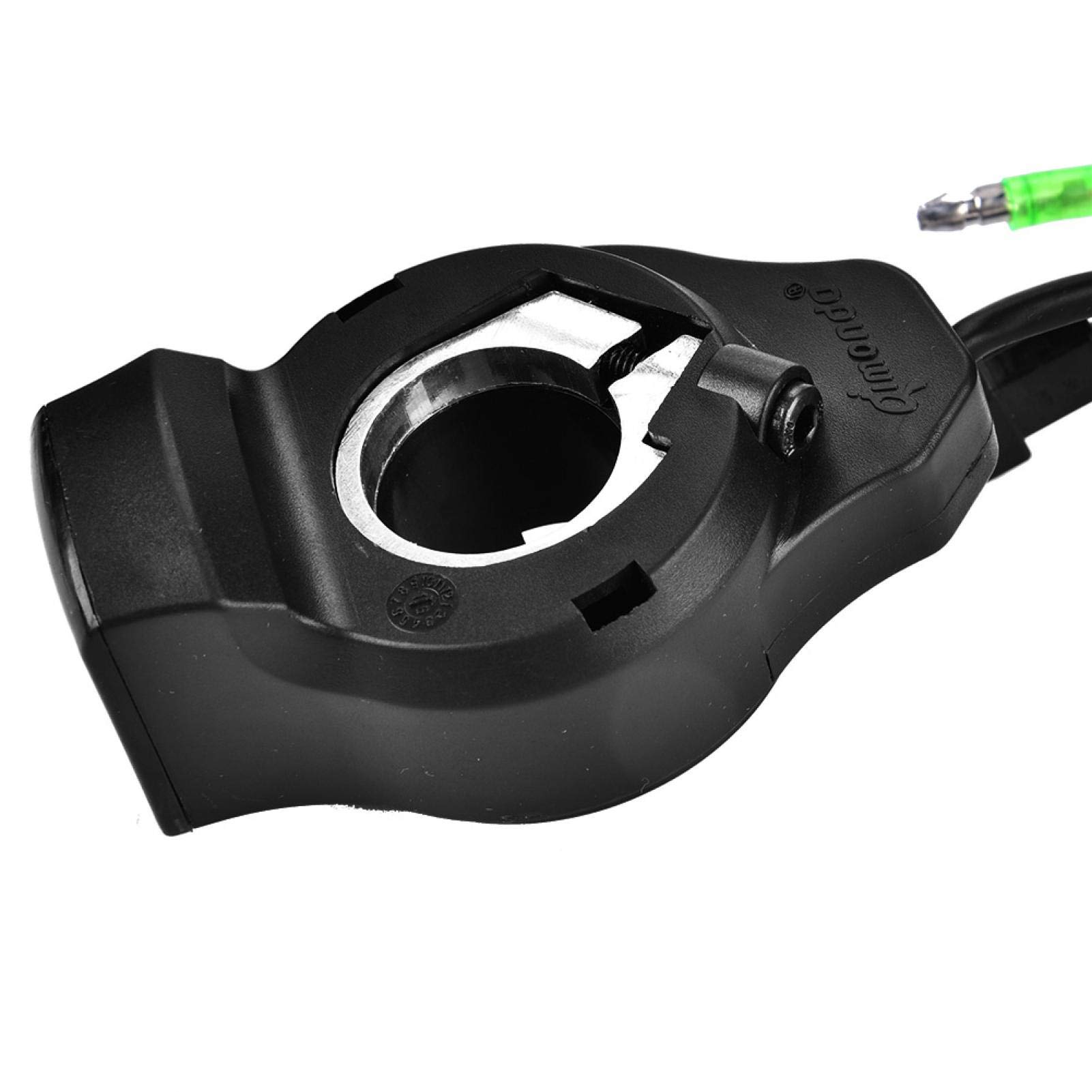 Alomejor 12V - 99V Ebike Scooter Thumb Throttle with LCD Battery Voltage Display Accessory