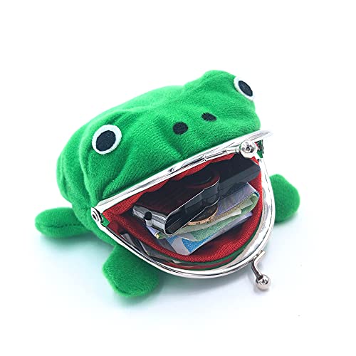 AIYAYI Anime Frog Wallet,Frog Coin Wallets Frog Coin Purse for Halloween Cosplay Themed Party Gift