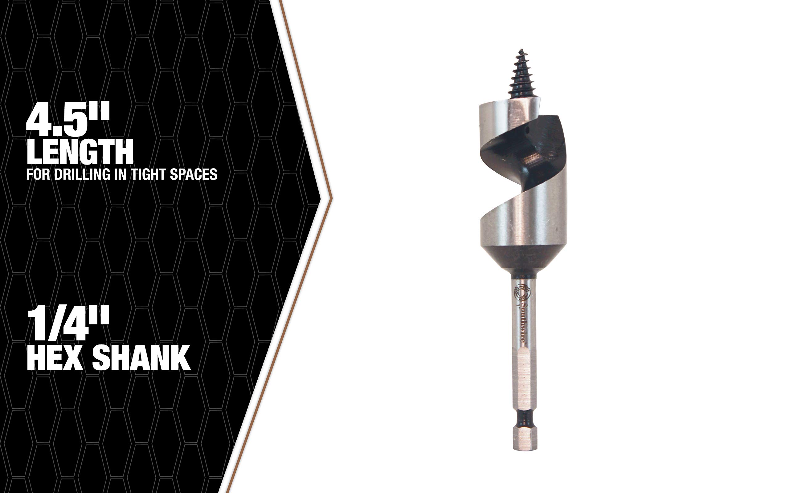 Southwire BIT; WOOD AUGER 1" X 4.5" (WAB1X4-1/2)
