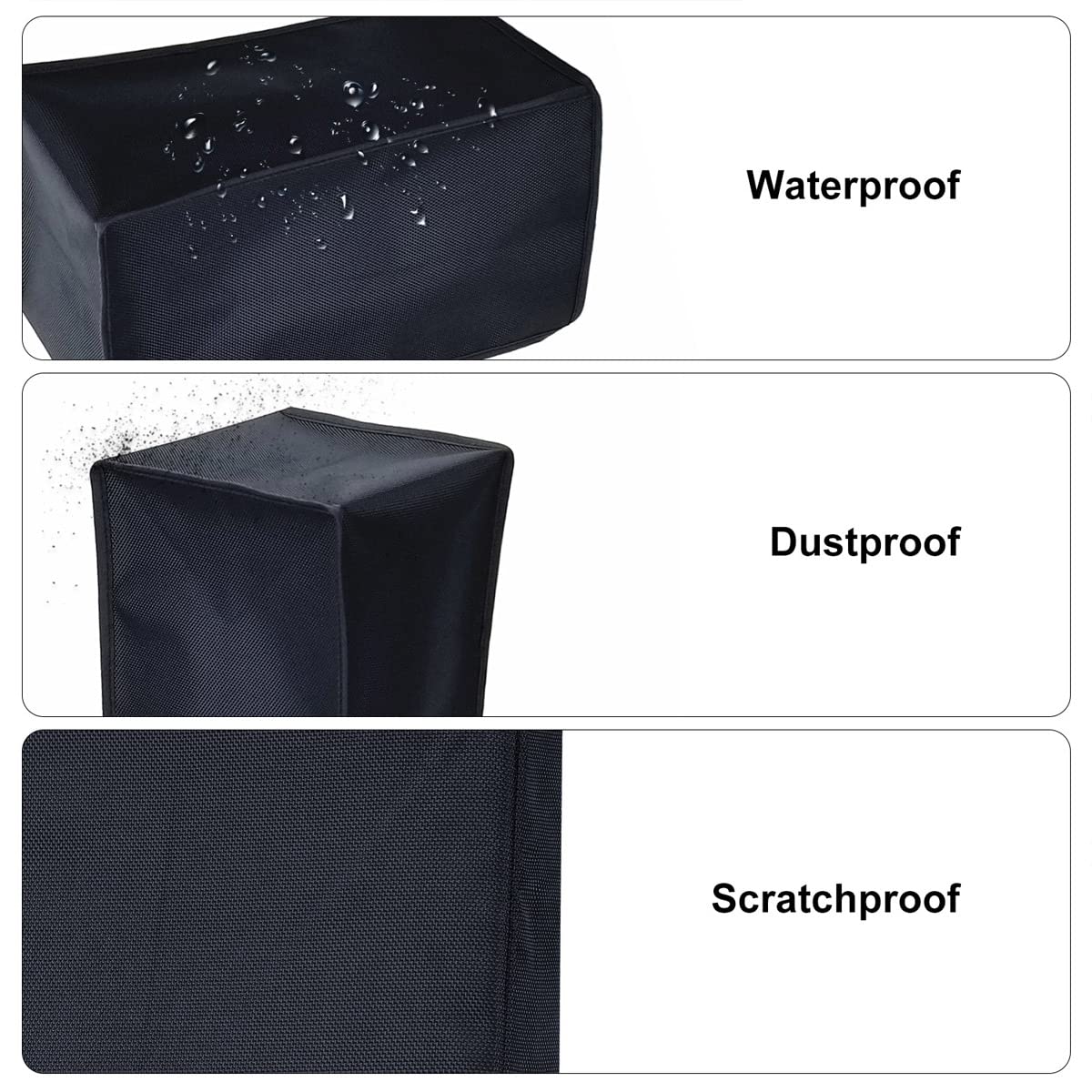 Anti Dust Cover for Xbox Series X Console, Dustproof Anti Scratch Waterproof Cover Sleeve Protector for Xbox Series X Console,Xbox Series X Games Controller Soft Thick Protective Covers,Black
