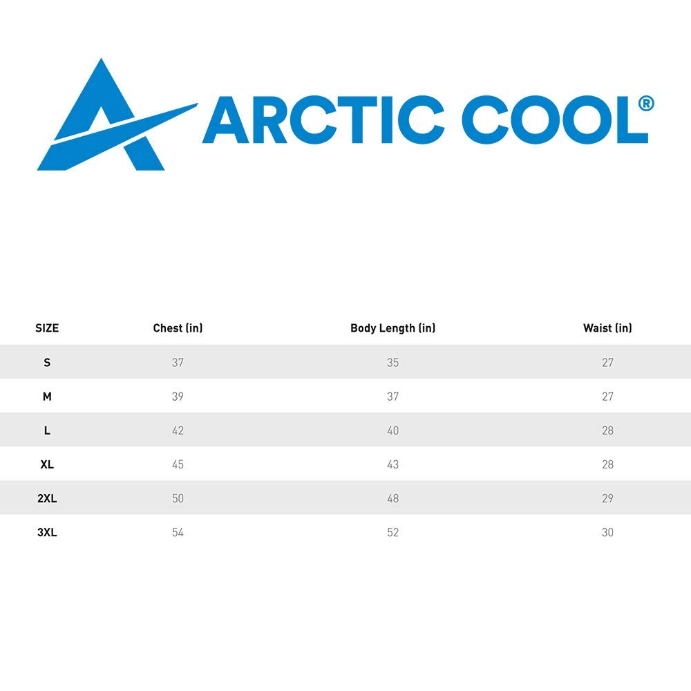 Arctic Cool Women's V-Neck Instant Cooling Moisture Wicking Performance UPF 50+ Long Sleeve Shirt | Lightweight Breathable Top for Running, Workout, Exercise, Fishing, Storm Grey, XL