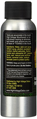 High Voltage Saliva Cleanse Detox Mouthwash - 2 oz.