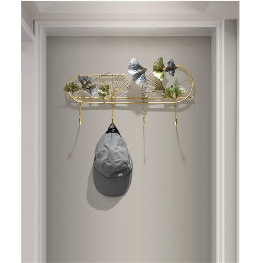 AFLHYJK Decorative Hook Into The Door Porch Coat Rack Bedroom Door Without Punching Hanger Hanging On The Wall