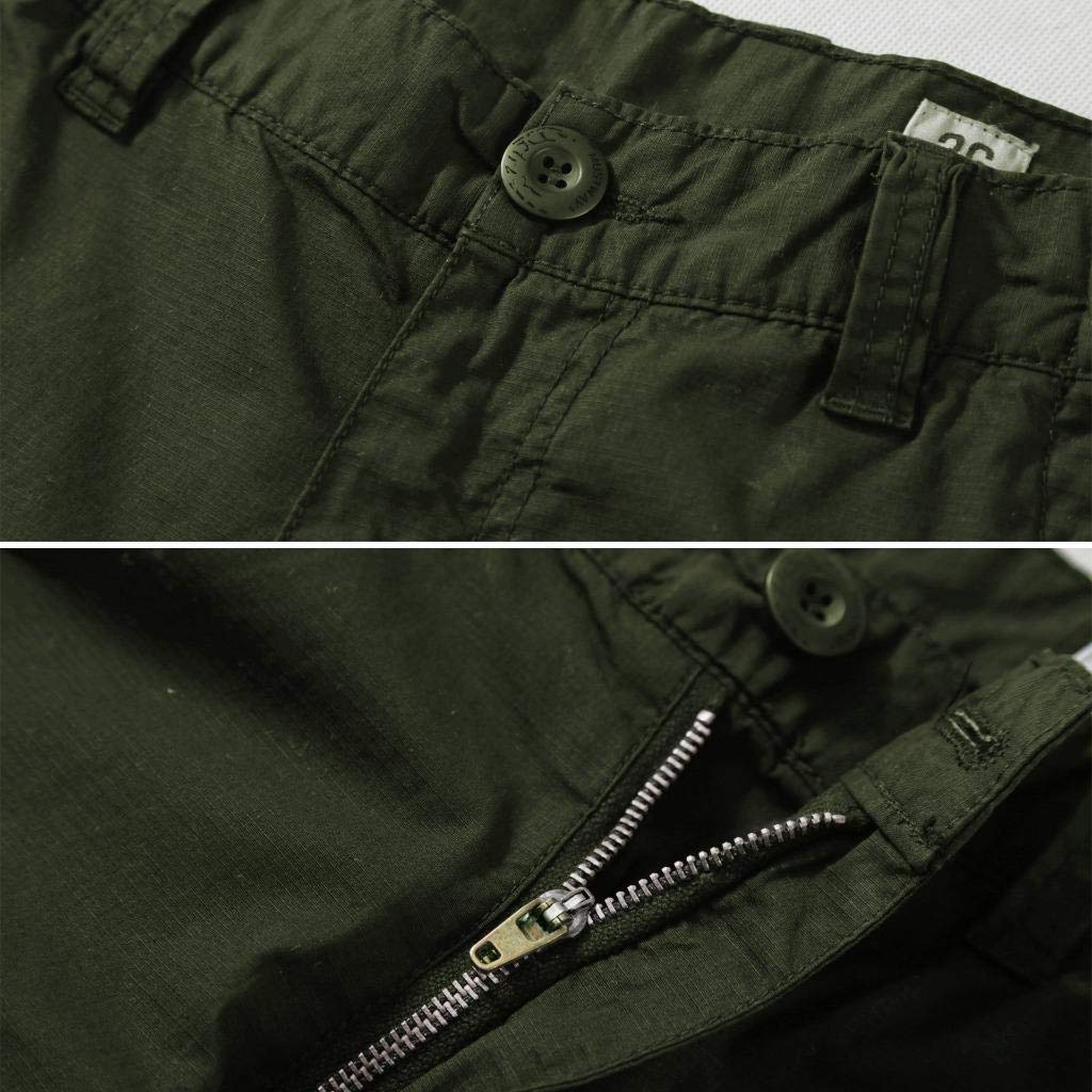 AKARMY Womens Cargo Pants with Pockets, Outdoor Casual Ripstop Military Combat Construction Work Pants 2040 ArmyGreen