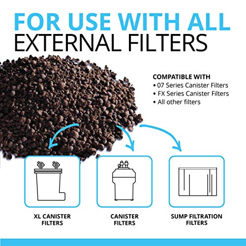 Fluval Aquatic Peat Granules, Chemical Filter Media for Freshwater Aquariums, Water Softener, 17.6 oz., A1465