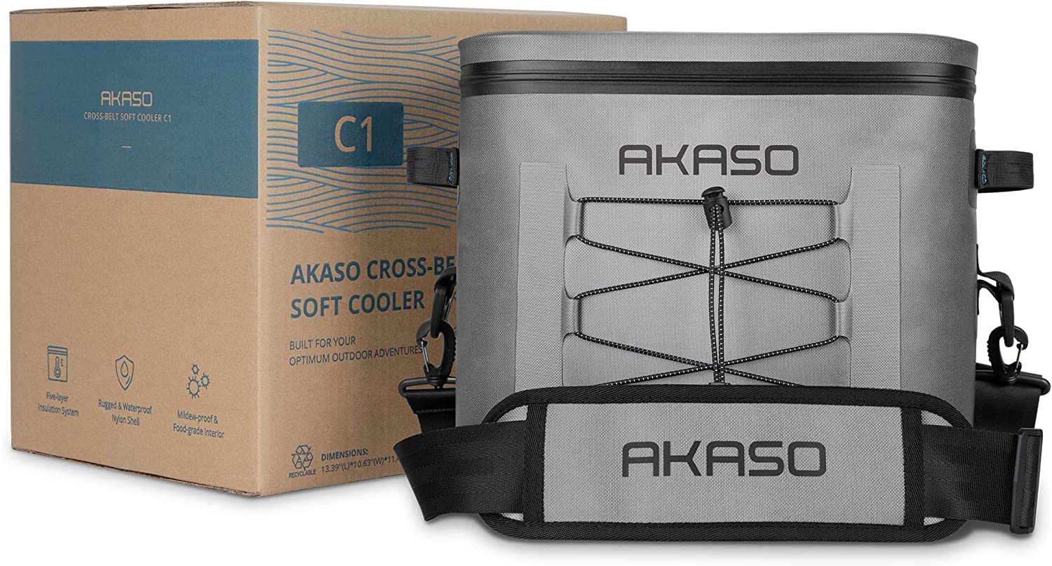 AKASO Backpack Cooler Insulated Leak Proof 36 cans - Perfect Coolers Bags for Camping,Fishing,Hiking or Beach