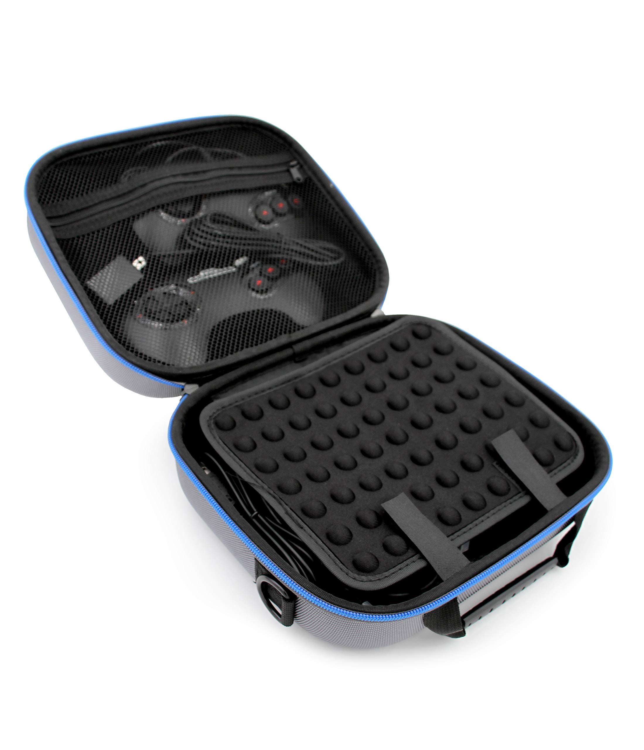 CASEMATIX Travel Case Compatible with Sega Genesis Mini and Select Accessories - Includes Shoulder Strap and Case Only