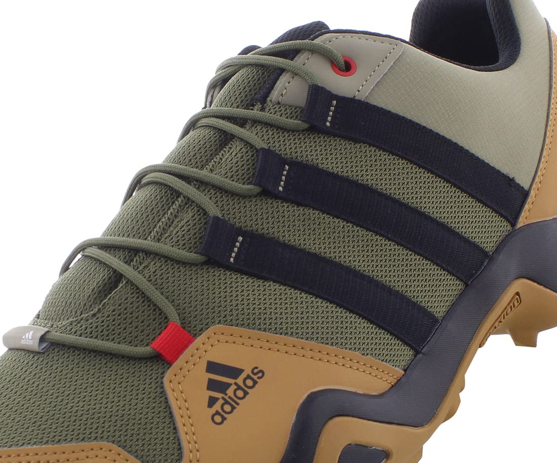 adidas Men's AX2S Hiking Shoes, Focus Olive-core Black-mesa, 11.5