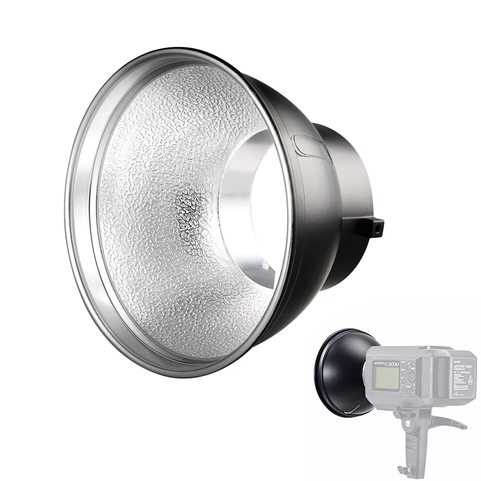 Godox Reflector Bowens Mount Reflector AD-R6 7" Light Modifier - Versatile for AD600, AD400Pro, MS200, MS300, SK400II, SK300II, SL60W, VL150, SL150W, and More