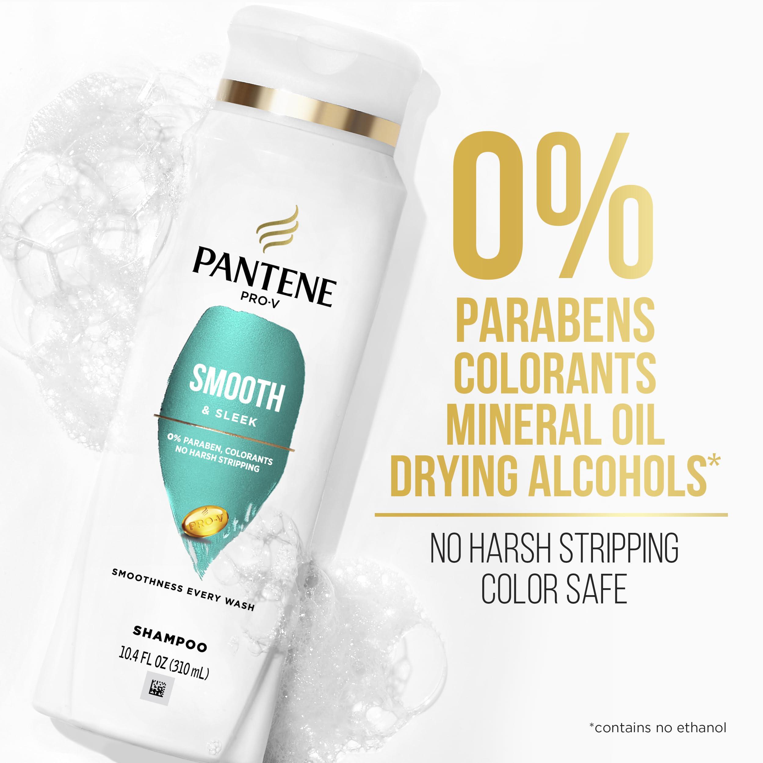 Pantene Pro-V Smooth & Sleek Duo Set Shampoo & Conditioner 12-12.6 Fl Oz