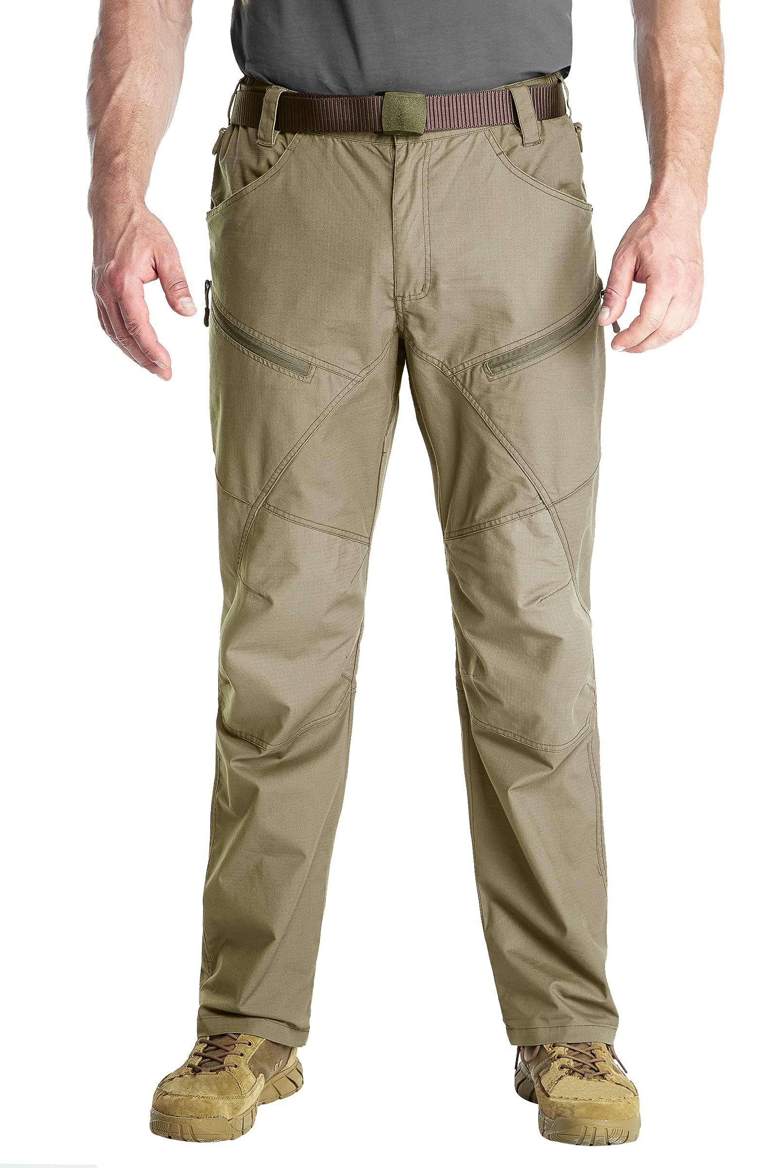 ANTARCTICA Mens Hiking Tactical Pants Lightweight Waterproof Military Army Jogger Casual Cargo Jogger Casual Trousers