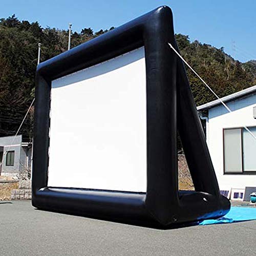 APAINI Infltable Curtain Screen 200 Inch Projector Home Outdoor Office Portable 3D Projection Screen