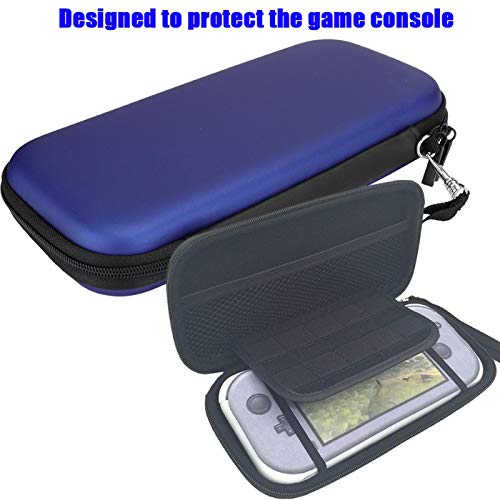 Uxsiya Game Console Protective Case, 1 pcs EVA Hand Strap Fashion Appearance Game Console Bag Anti to Collision,Anti to Fall for Travel for Women for Outdoor for Men(Blue)