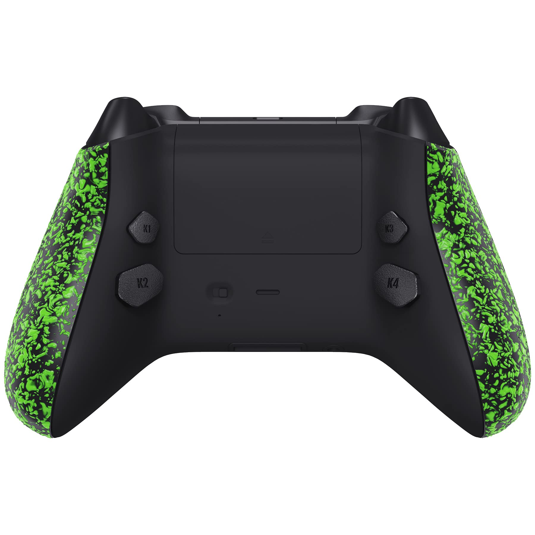 eXtremeRate Hope Programable Remap Kit for Xbox Series X/S Controller, Upgrade Boards & Redesigned Back Shell & Side Rails & Back Buttons for Xbox Core Controller - Textured Green