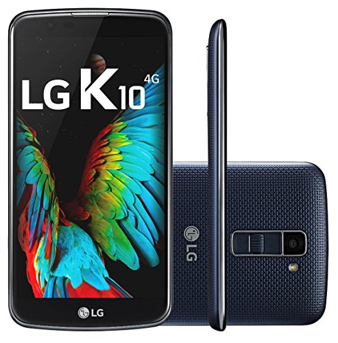 LG K10 K425 (16GB 1.5GB RAM) 5.3" Full HD Display | Dual Camera | 2300 mAh Battery | Android 7.0 Nougat | 4G LTE | GSM Unlocked | Navy Blue Smartphone