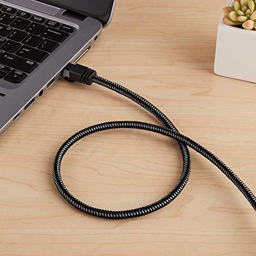Amazon Basics Braided RJ45 Cat-7 Gigabit Ethernet Patch Internet Cable - 50 Feet, Black