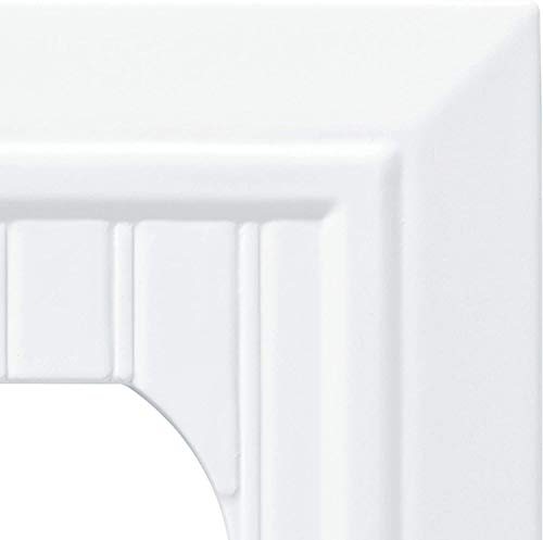 Franklin Brass W35266-PW-C Classic Beadboard Single Wall Plate, Duplex