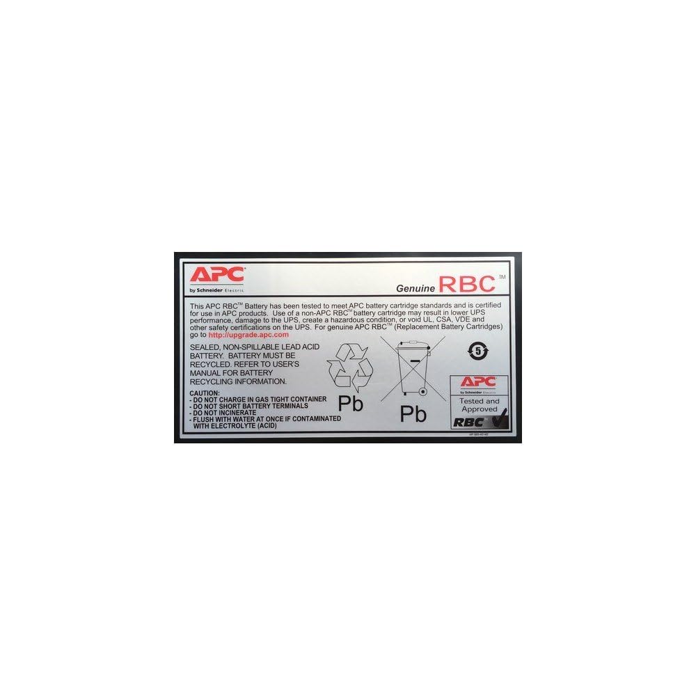 APC UPS Battery Replacement, RBC55, for APC Smart-UPS Models SMT2200, SMT3000, SMT2200C, SMT200US, SMT3000C, SUA2200, SUA3000, and select others