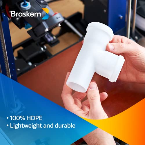 Braskem Polyethylene 3D Filament - FL300PE / 1.75mm / Natural White / 700g