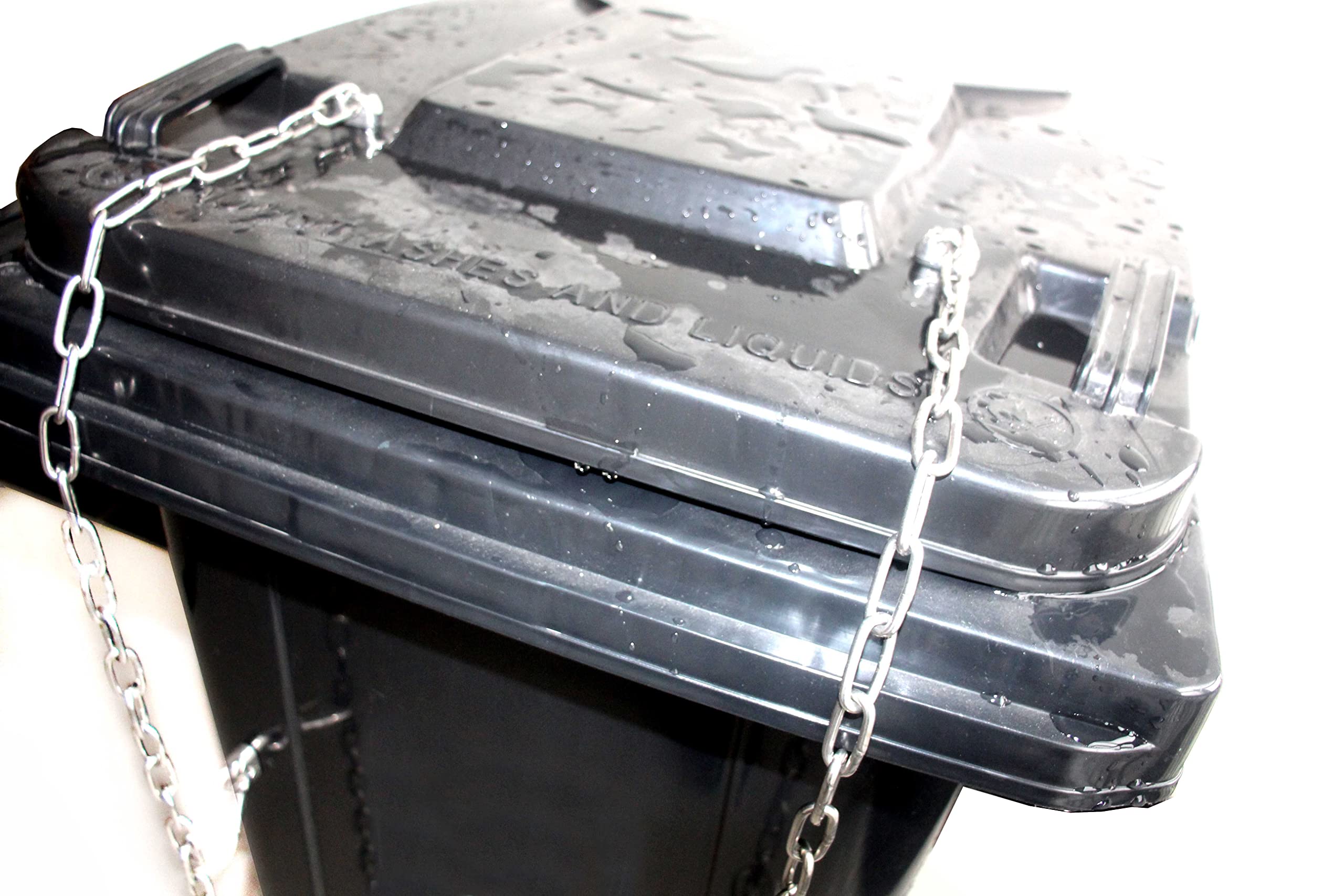 NEMCUHE Garbage Can Security Strap, Drilling Required, Keep Lid Closed