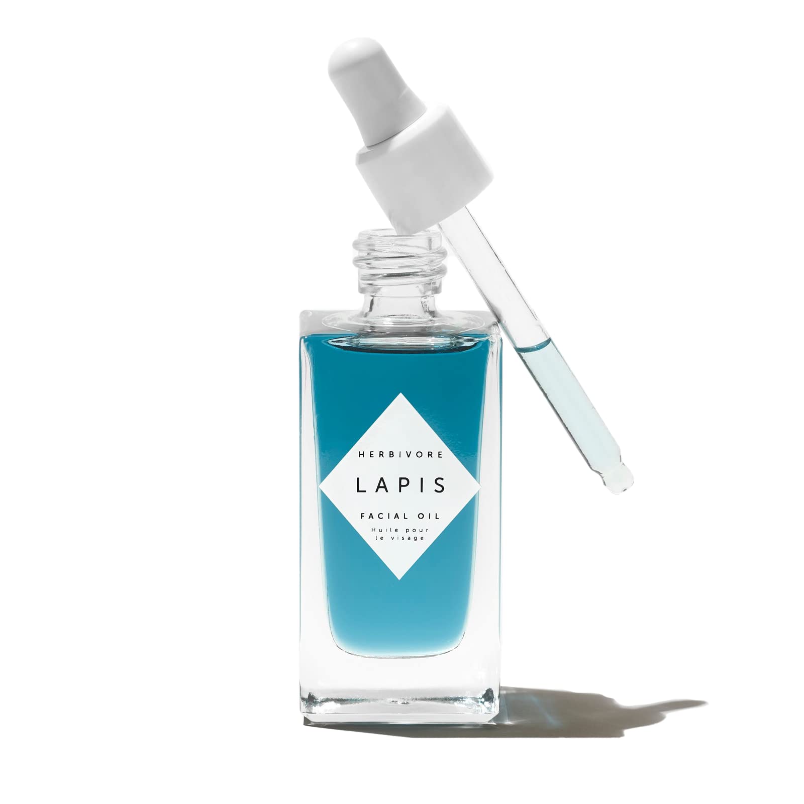 HERBIVORE Lapis Blue Tansy Balancing Face Oil – Moisturizer for Oily, Blemish-Prone Skin, Soothes Redness, Azulene-Rich Blue Tansy Oil, Vegan, 8 mL / 0.3 oz
