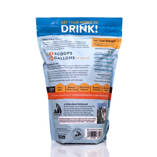 Redmond Rein Water Thirst Quencher for Dehydrated Horses, Electrolyte Mineral Drink Mix, 5 lb Bag