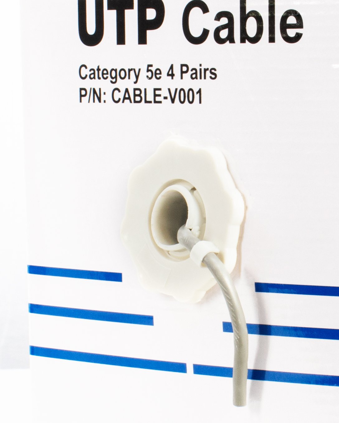 VIVO Gray 1,000ft Bulk Cat5e, CCA Ethernet Cable, 24 AWG, UTP Pull Box, Cat-5e Wire, Indoor, Network Installations CABLE-V001