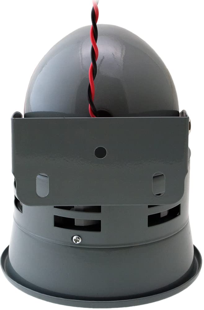 Vixen Horns Loud Electric Motor Driven Metal Alarm/Siren (Air Raid) 12V Gray VXS4006