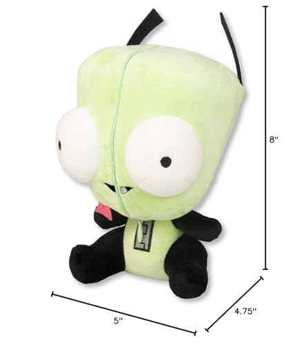 QMx Quantum Mechanix - Invader Zim - Gir Zippermouth Plush 8 inches