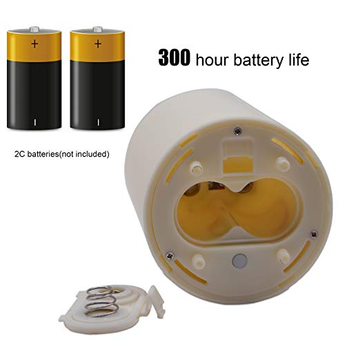 AGLARY Waterproof Battery Operated LED Candles, Timer Function with Remote Control Pillar Candles, Outdoor Indoor for Party Garden Wedding Patio Decoration 3x7 Inch