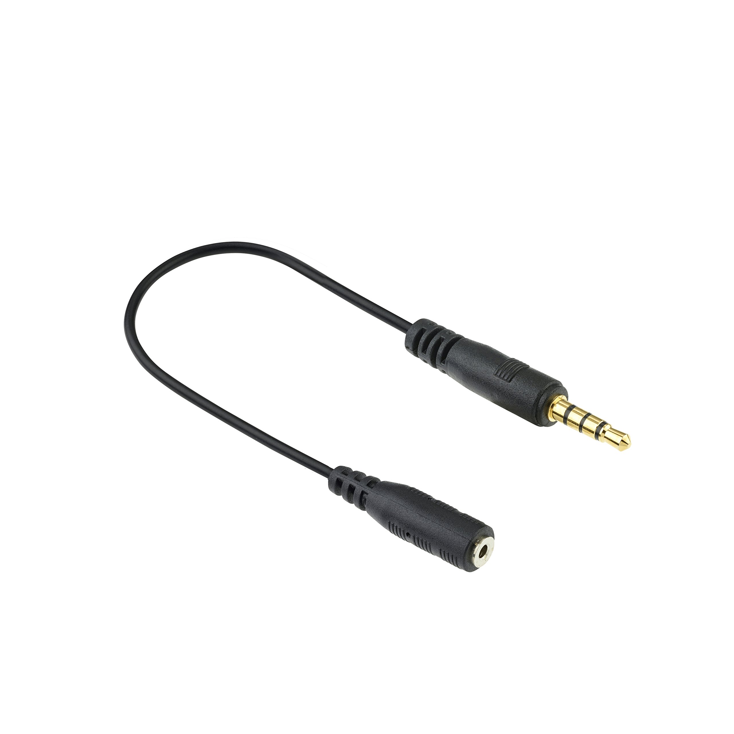 AGS Retail Ltd Compatible Replacement Chat Adapter Cable for Turtle Beach Headsets β 10cm, Black, Audio Cable with Slim Mould Design, 2.5mm Female Input to 3.5mm Male Output | Gaming Accessories