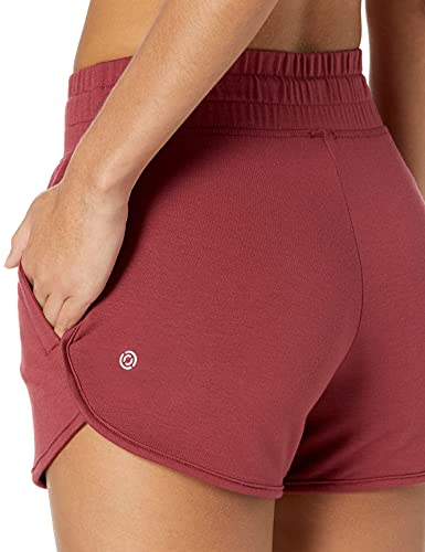 Amazon Brand - Core 10 Women's Soft Cotton French Terry Short, Neutral Camo, Medium