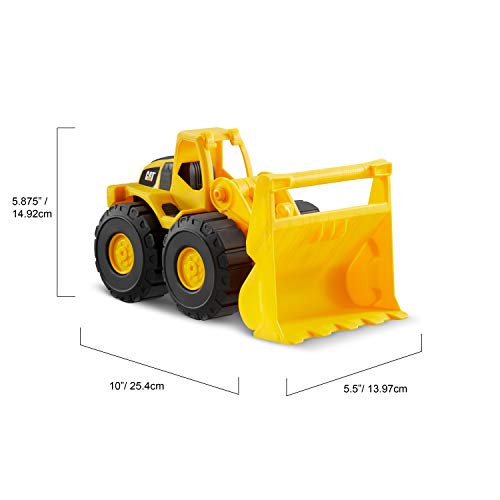 CAT Construction Toys, 2 Pack 7" Mini Crew Toy Trucks with Articulated Parts, Fun and Durable for Indoor/Outdoor Use, Ages 2+