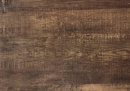 Monarch Specialties Computer Desk with File Cabinet - Left or Right Set- Up - 48"L (Brown Reclaimed Wood Look)