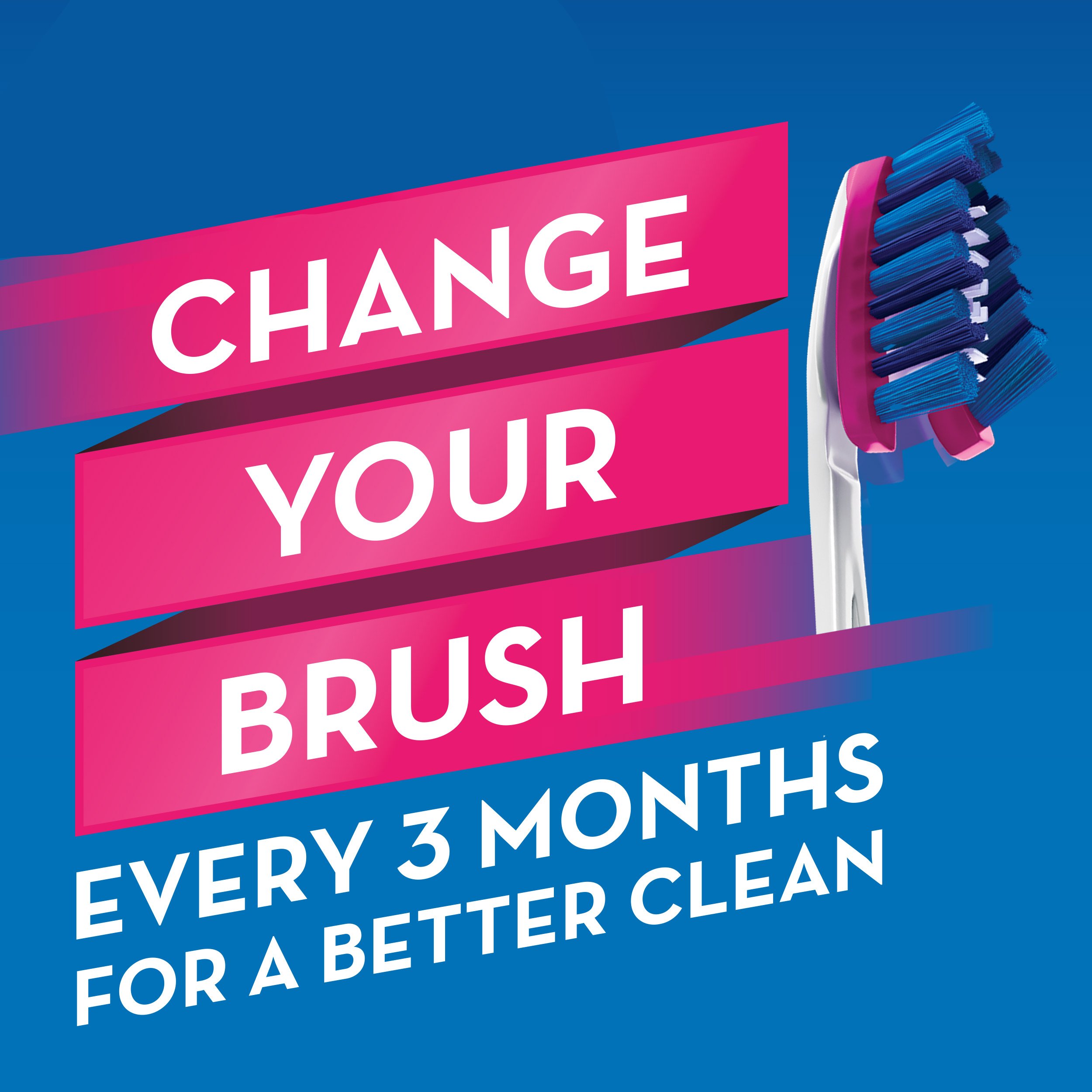 Oral-B 3D White Luxe Pro-Flex 38 Medium Manual Toothbrush Twin Pack, 2 Count