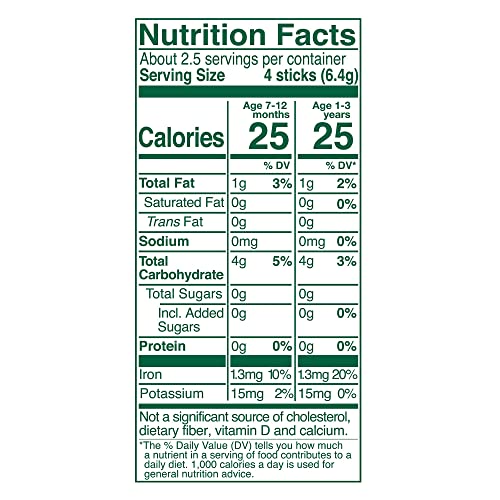 Little Bellies Organic Strawberry Pick-Me Sticks, Baby Snack, (Pack of 5)