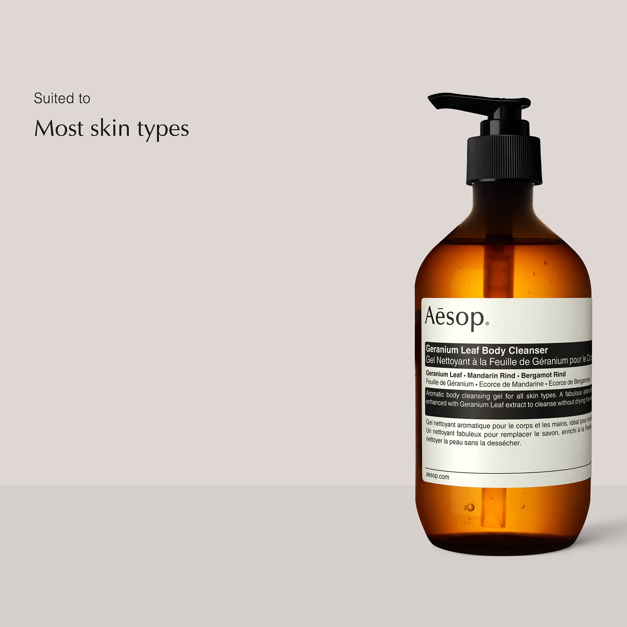 Aesop Shampoo, Conditioner & Geranium Leaf Body Cleanse | 500mL/16.9 fl oz | Paraben, Cruelty-free & Vegan