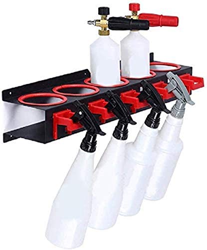 Moovul Pro Spray Bottle Storage Rack Abrasive Material Hanging Rail Car Beauty Shop Accessory Display Auto Cleaning Detailing Tools Hanger Bottle Organizer