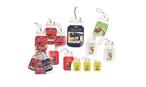 Yankee Candle Car Jars 6 Assorted Variety Scents Paperboard Bundle (Spring and Summer)