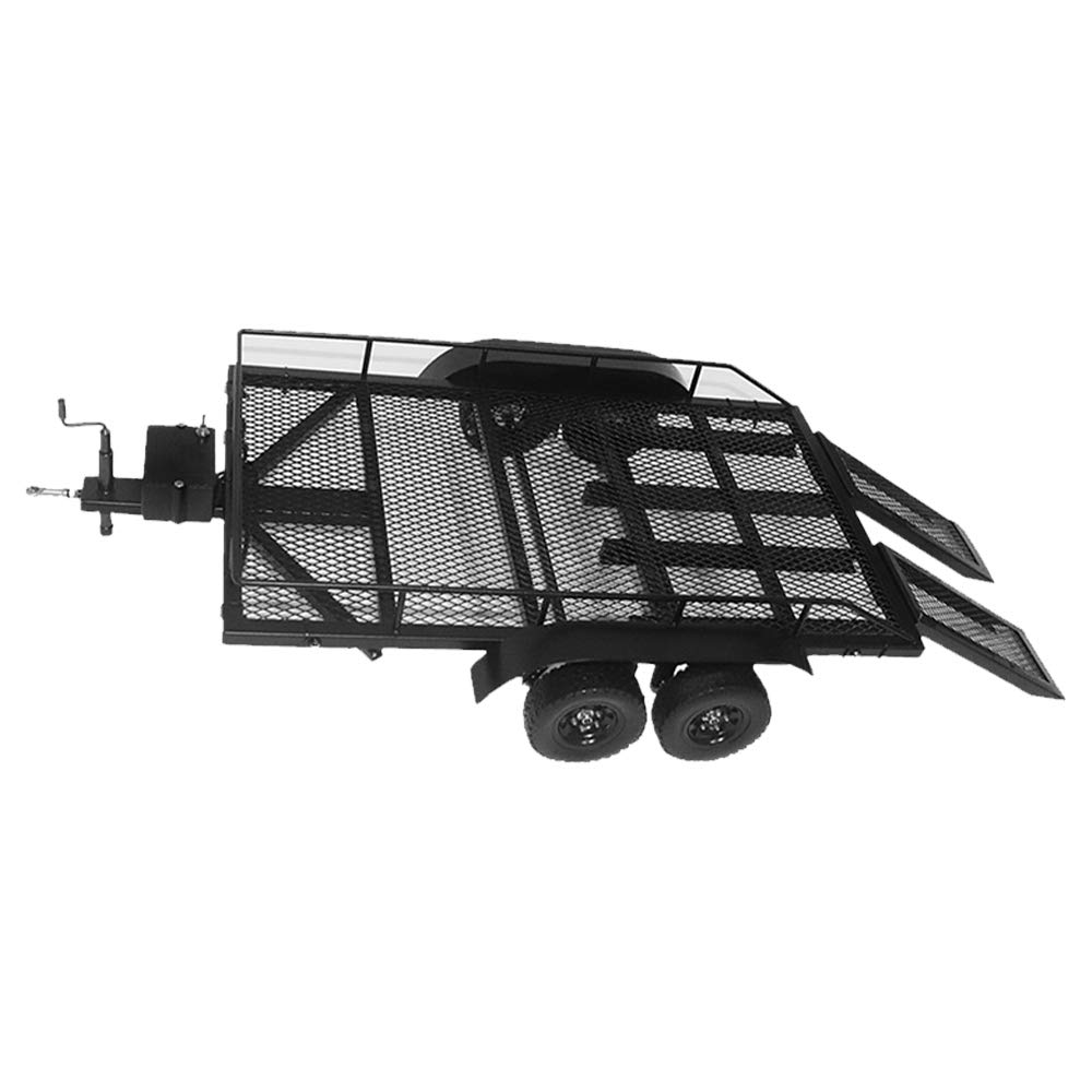 Goolsky Heavy-Duty Trailer Cargo Carrier Metal Kit for 1/10 Traxxas HSP Redcat RC4WD Tamiya Axial SCX10 D90 HPI RC Crawler Car DIY