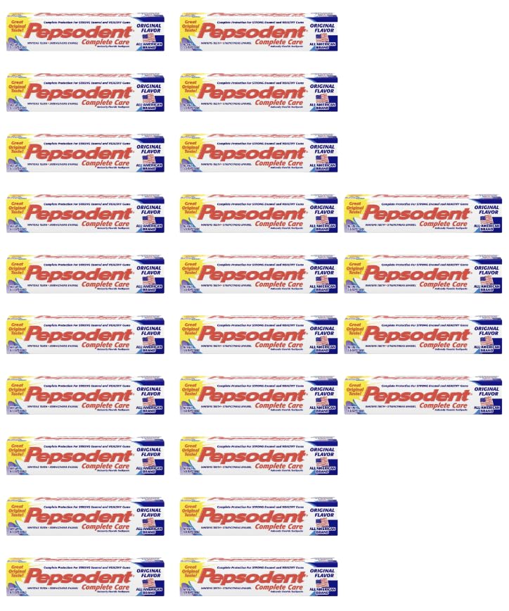 Pepsodent Complete Care Toothpaste Original Flavor 5.5 oz (Pack of 24)