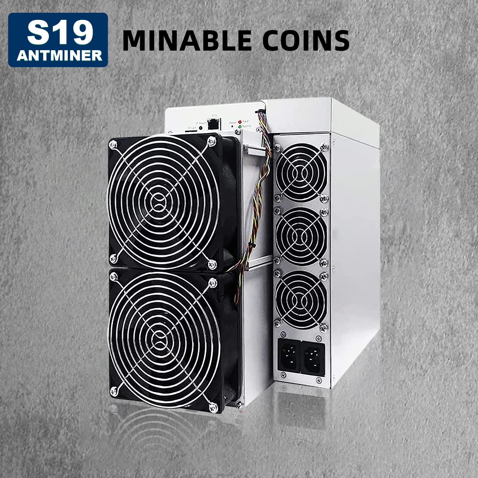 Antminer S19 95TH/S Bitcoin Miner Asic Miner 3250w Bitcoin Mining Machine Crypto Mining Include Power Supply PSU - New
