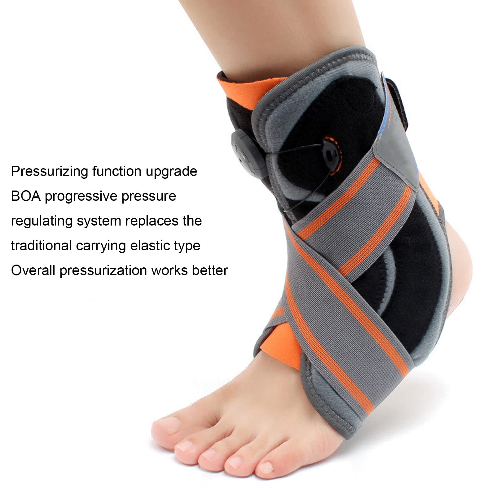 Ankle Support, Ankle Brace Breathable Compression Ankle Support Wrap for Injury Recovery (M)