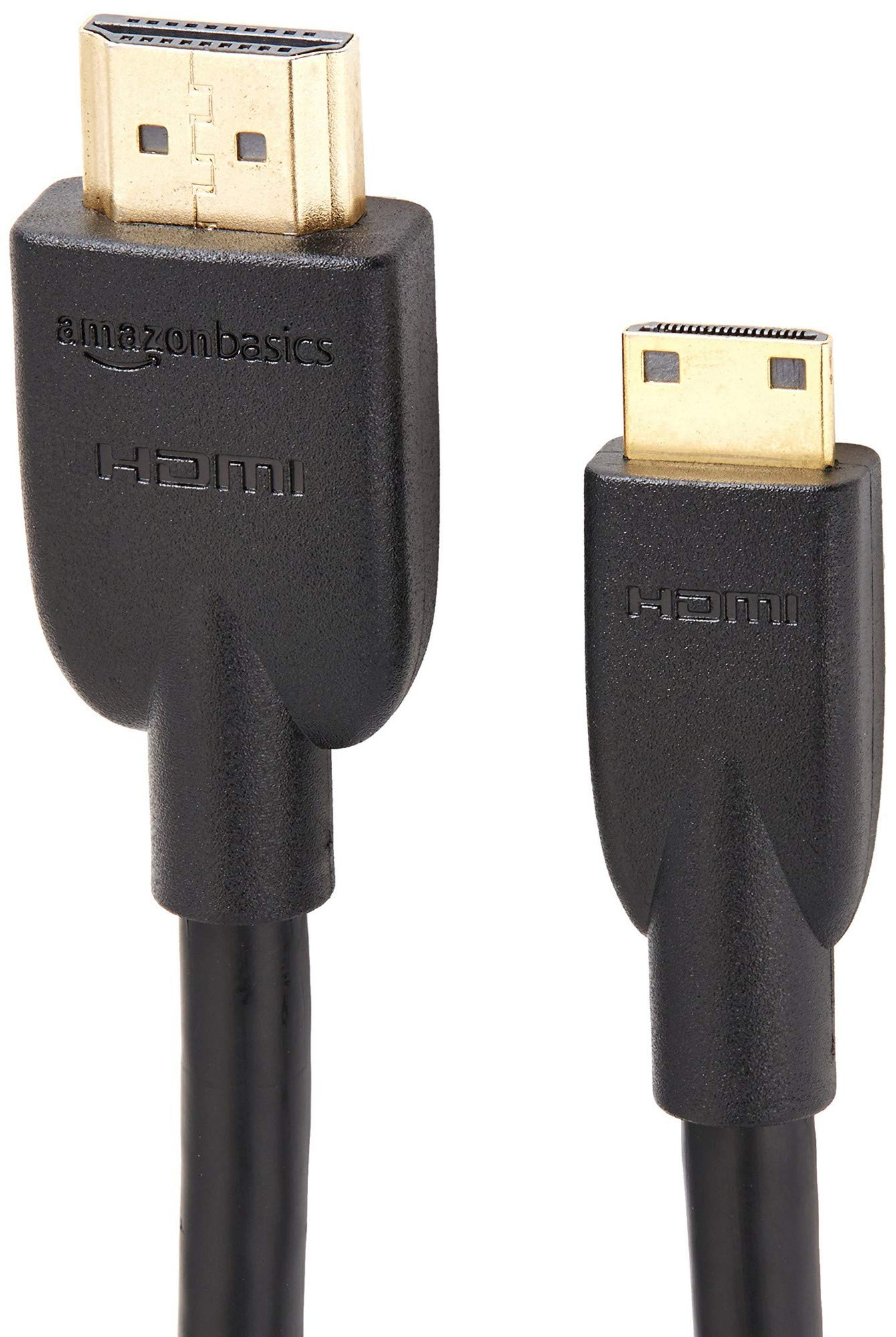 Amazon Basics High Speed Mini HDMI (Source) to HDMI (Display) Cable, 1.8 m, Black