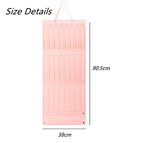 JOYMOMO Hanging Hair Claw Clips Holder Large Capacity Hair Clip Organizer Storage Display for Wall,Door,Closet(Without Claw Clips)