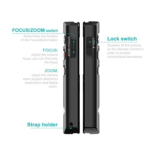 AODELAN Camera Remote Control Remote Shutter Commander for Sony ZV-E10,FX3,A1,a6100, a6400, a6600, a7C, a7 III, a7R III, a7R IV, a9, a9 II, DSC-RX0 II, DSC-RX100 VII, ZV-1; Replace Sony RMT-P1BT