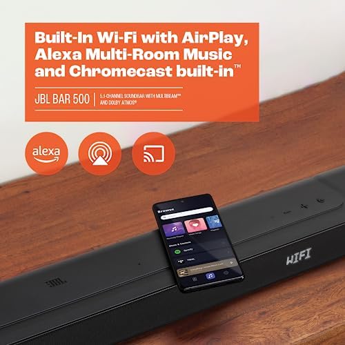 JBL Bar 500: 5.1-Channel soundbar with MultiBeam™ and Dolby Atmos®