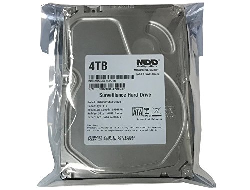 MaxDigitalData MDD 4TB 64MB Cache 5900PM SATA 6.0Gb/s 3.5" Internal Surveillance CCTV DVR Hard Drive (MD4000GSA6459DVR) - w/ 2 Year Warranty