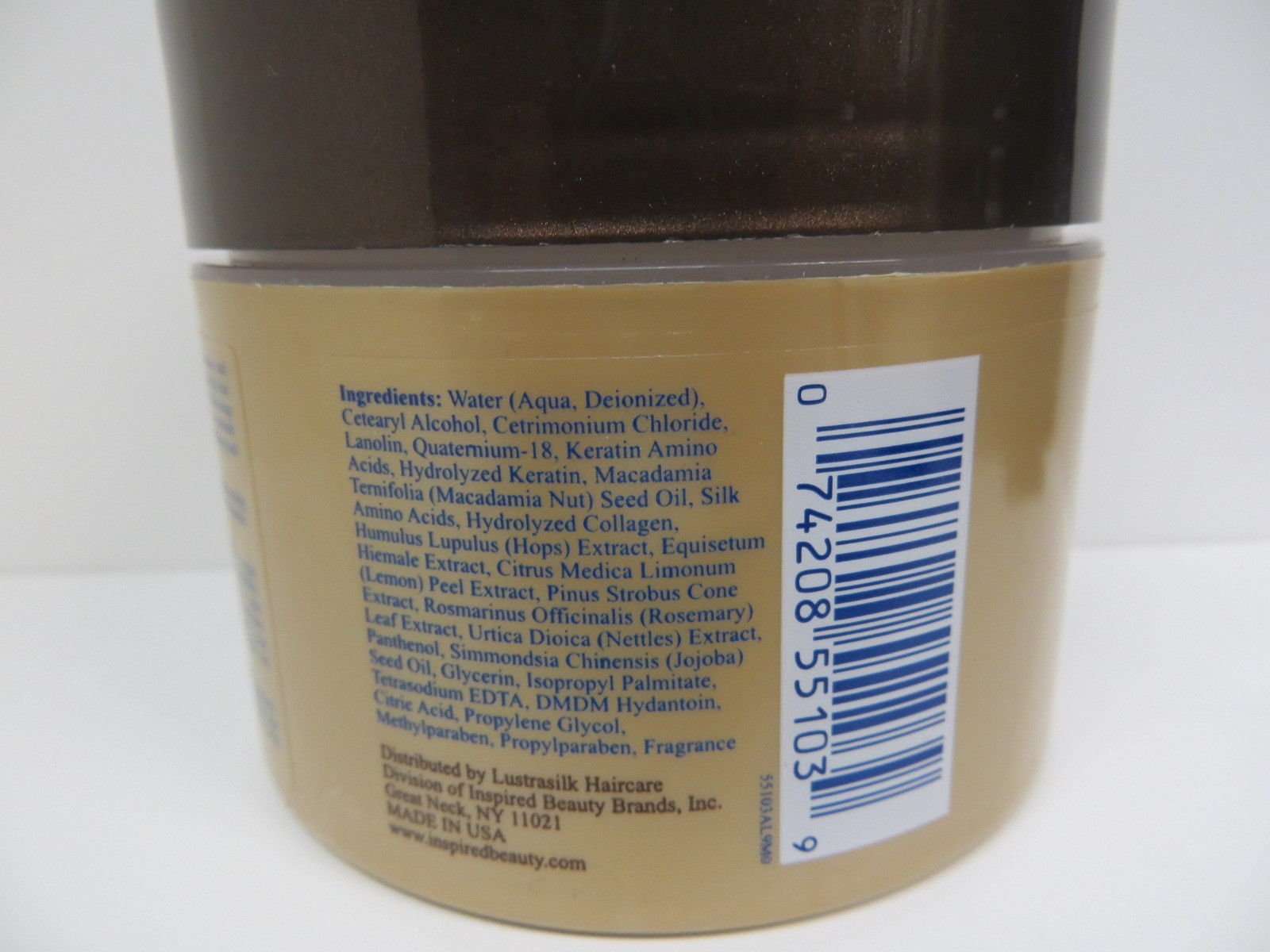 Lustrasilk Moisture Max Keratin Protein Hydrate Therapy Deep Conditioner 8oz AND Nicka K Brightening Essence Mask