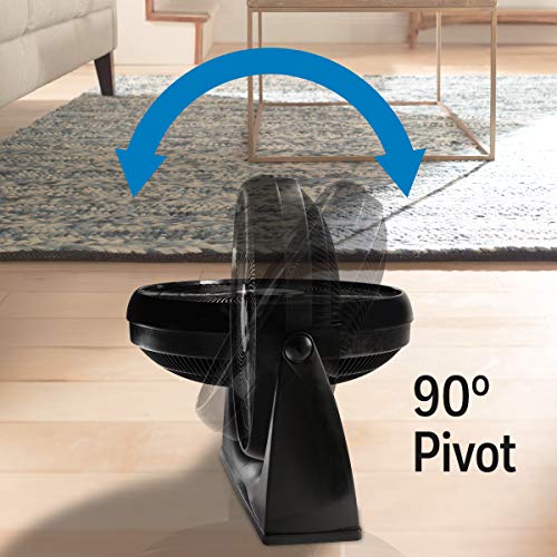 Honeywell 3 Speed/3 Blade Black 18 inch(s) Turbo Floor Fan